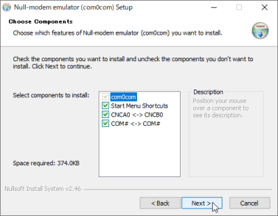 [com0com] Null-modem emulator (com0com)のインストール windows10 64bit | Invisible Works