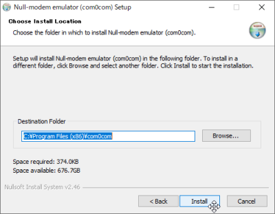 [com0com] Null-modem emulator (com0com)のインストール windows10 64bit | Invisible Works