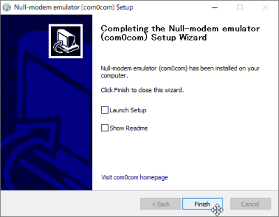 [com0com] Null-modem emulator (com0com)のインストール windows10 64bit | Invisible Works