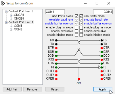 [com0com] Null-modem emulator (com0com)のインストール windows10 64bit ...